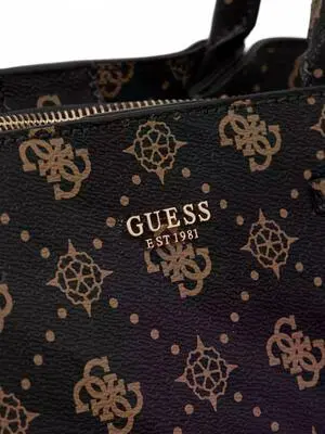 Guess Allegra Monogram-print Tote Bag