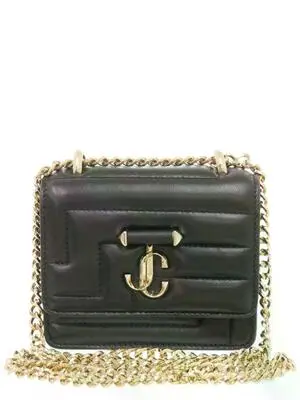 JIMMY CHOO 2010-2026 Micro Quilted Nappa Varenne Avenue Quad Crossbody Bag - Black