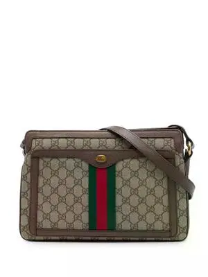 Gucci 2016-2026 Gg Supreme Web Ophidia Crossbody Bag
