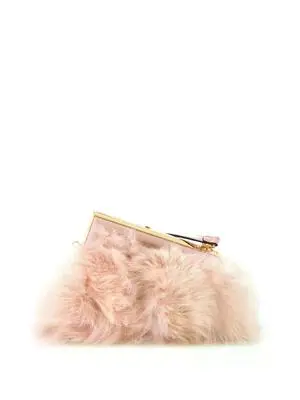 Fendi First Bag Fur Small Shoulder Bag - Pink