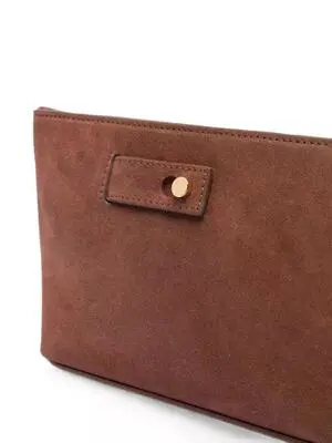 Erika Cavallini Suede Clutch Bag