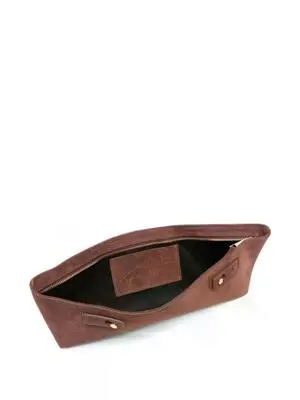 Erika Cavallini Suede Clutch Bag