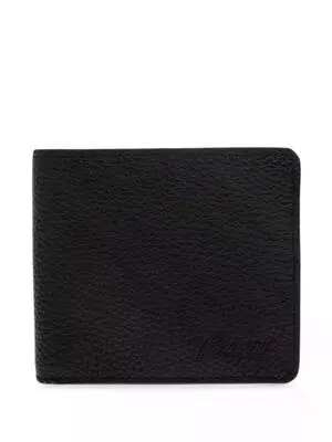 Brioni Grained Leather Wallet - Black