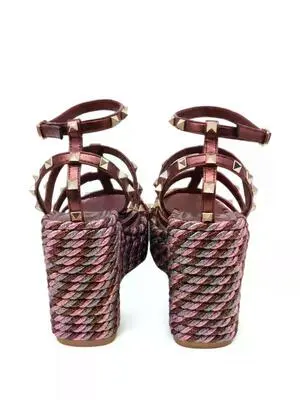 Valentino Garavani Rockstud Wedge Sandals