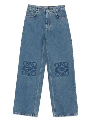 Loewe Anagram Baggy Jeans - Multicolor