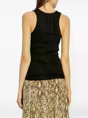 Isabel Marant Étoile Ribbed Logo-embroidered Top