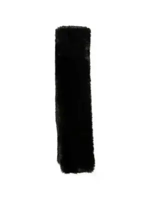 BY MALENE BIRGER Faux-fur Scarf - Black