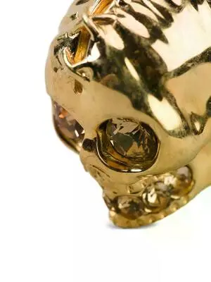Alexander McQueen Skull Crystal-embellished Ring