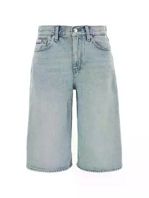 Calvin Klein Acid-wash Denim Shorts - Blue