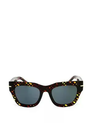 BOSS Geometric-frame Sunglasses - Brown