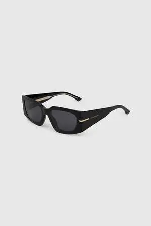 Victoria Beckham Rectangular Acetate Frame - Black