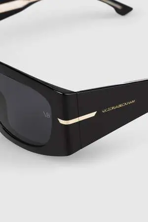 Victoria Beckham Rectangular Acetate Frame - Black