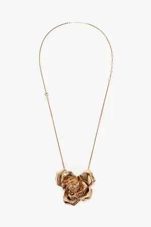Victoria Beckham Exclusive Flower Necklace - Gold