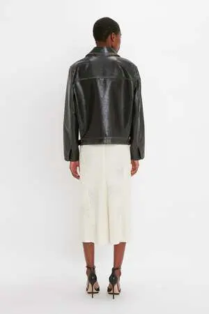 Victoria Beckham Oversized Leather Jacket
