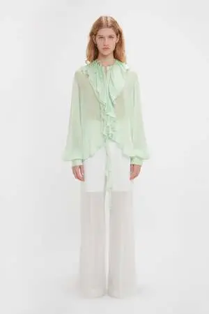 Victoria Beckham Romantic Blouse - Jade