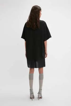 Victoria Beckham Frame Cut-out T-shirt Dress