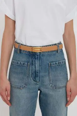 Victoria Beckham Dorian Belt - Camel