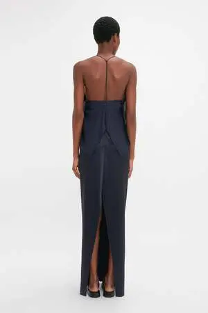 Victoria Beckham Frame Detail Cut-out Cami Dress
