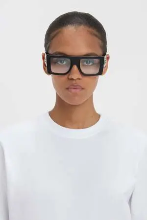 Victoria Beckham Oversized Flat Top Opticals