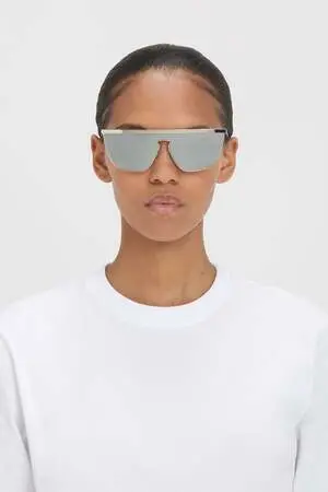 Victoria Beckham Geometric Visor Sunglasses