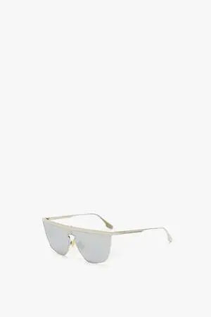 Victoria Beckham Geometric Visor Sunglasses