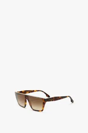 Victoria Beckham Flat Top Visor Sunglasses