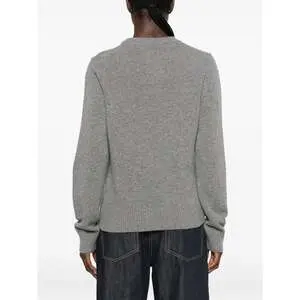GANNI Grey Knitwear Jumpers