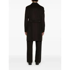 Tagliatore Coats Double Breasted Coats - Brown