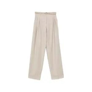 Max Mara Neutrals Trousers Tailored Trousers
