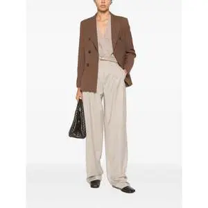 Max Mara Neutrals Trousers Tailored Trousers