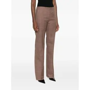 Max Mara Trousers Straight Trousers - Brown
