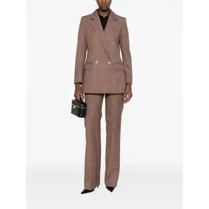 Max Mara Trousers Straight Trousers - Brown