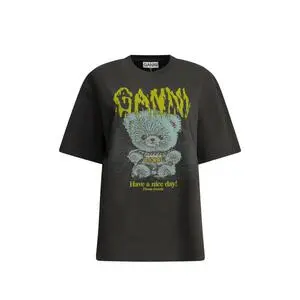 Women's Ganni Black T-shirts