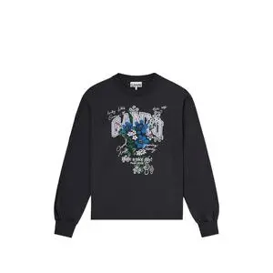 GANNI Tops T-shirts & Jerseys - Black