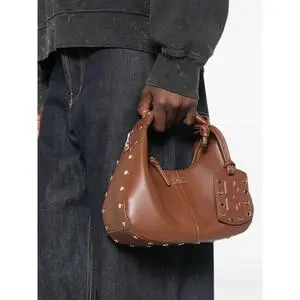 GANNI Tote Bags - Brown