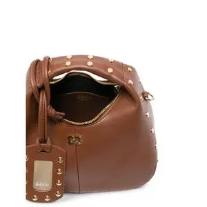 GANNI Tote Bags - Brown