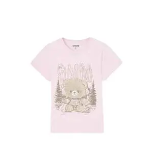 GANNI Tops T-shirts & Jerseys - Pink