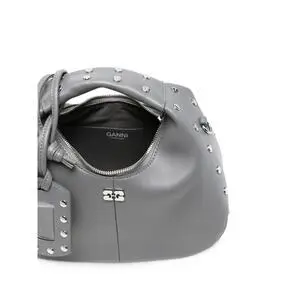 GANNI Grey Tote Bags - Gray