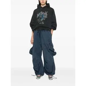 GANNI Grey Tops Hoodies