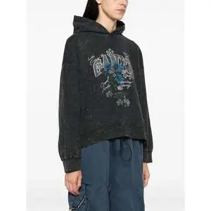 GANNI Grey Tops Hoodies