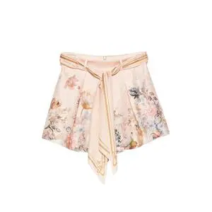 Zimmermann Neutrals Shorts Tailored Shorts - Cream