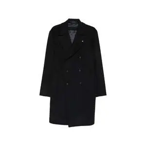 Tagliatore Coats Double Breasted Coats - Black