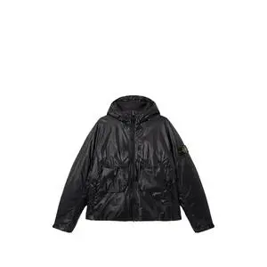 Stone Island Jackets Hooded Jackets - Black