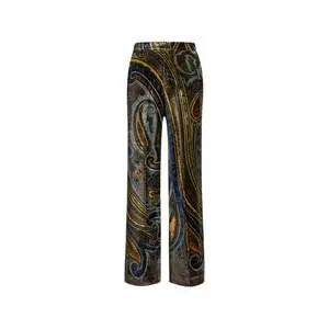 Etro Grey Trousers Straight Trousers - Gray