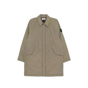 Stone Island Logo Coats For Men