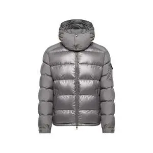 Moncler Grey Jackets Padded & Down Jackets - Gray