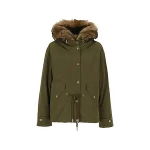 Moncler Coats Parka Coats - Green