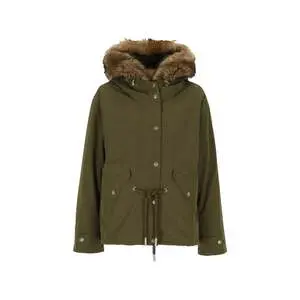 Moncler Coats Parka Coats - Green