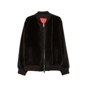 Isaia Jackets Bomber Jackets - Brown