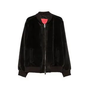 Isaia Jackets Bomber Jackets - Brown